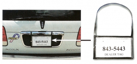 Demo License Plate Holders - Tag Bag , DealerStockRoom shop | Dealer ...