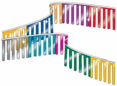 Metallic Fingerstone Streamers , DealerStockRoom shop | Dealer Stock Room