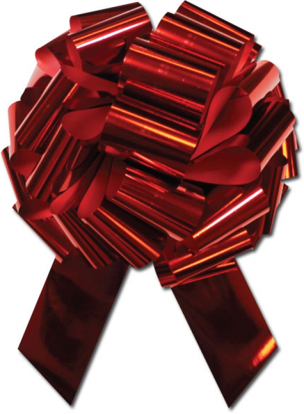 14" Red Metallic Windshield Pull Bows , DealerStockRoom shop | Dealer ...