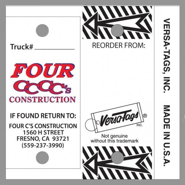 Custom Versa-Tags - Full Color Custom Imprint , DealerStockRoom shop ...