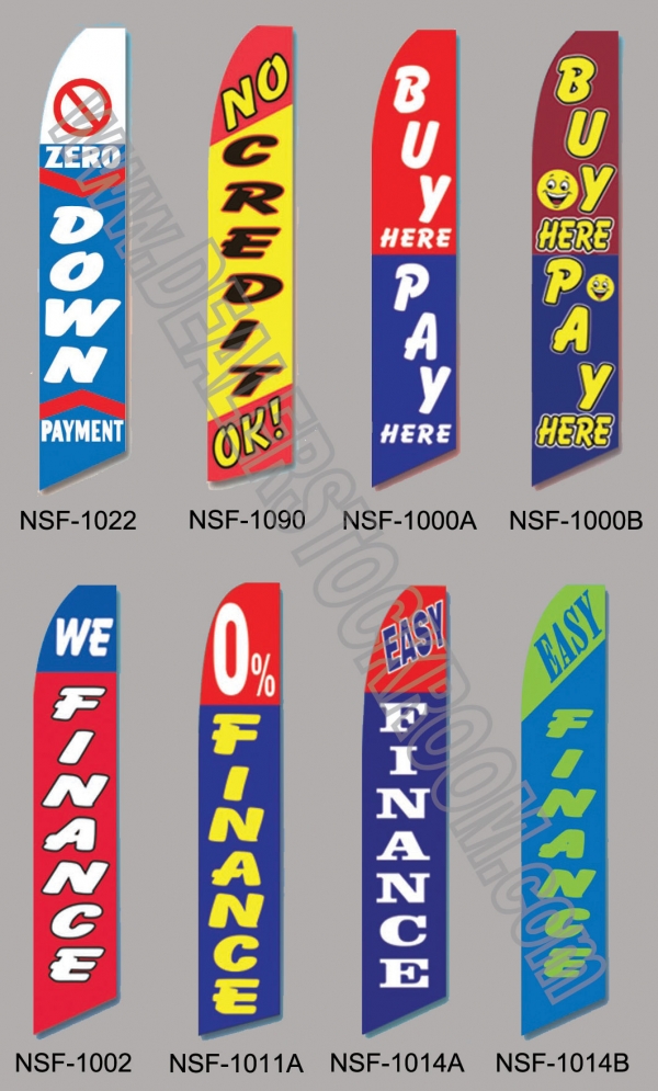 FINANCE Swooper Flags (Flag Only) , DealerStockRoom shop | Dealer Stock ...