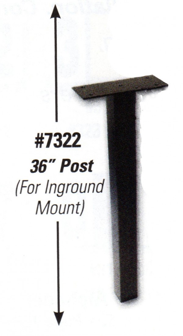 Inground Post for Night Drop Box - 36 inches , DealerStockRoom shop ...