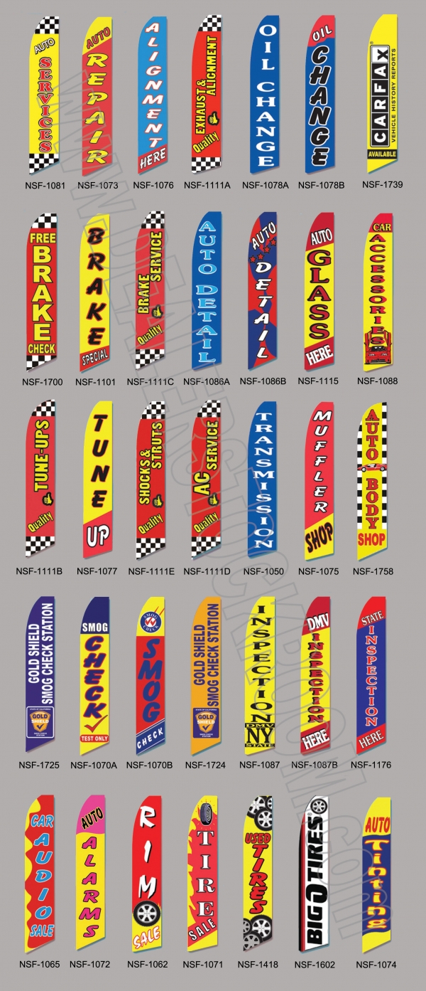 Products and Services Promo Swooper Flags (Flag Only) , DealerStockRoom ...