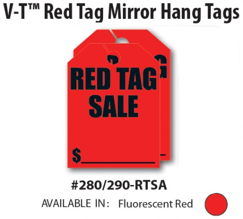 RED TAG SALE Mirror Tags , DealerStockRoom shop | Dealer Stock Room.com ...