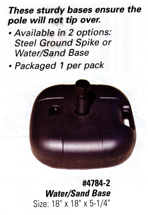 Reusable Balloon Ground Pole Base -- Water/Sand Base , DealerStockRoom ...