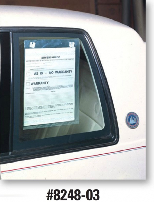 Suction Mount Window Form Holder , DealerStockRoom shop | Dealer Stock Room